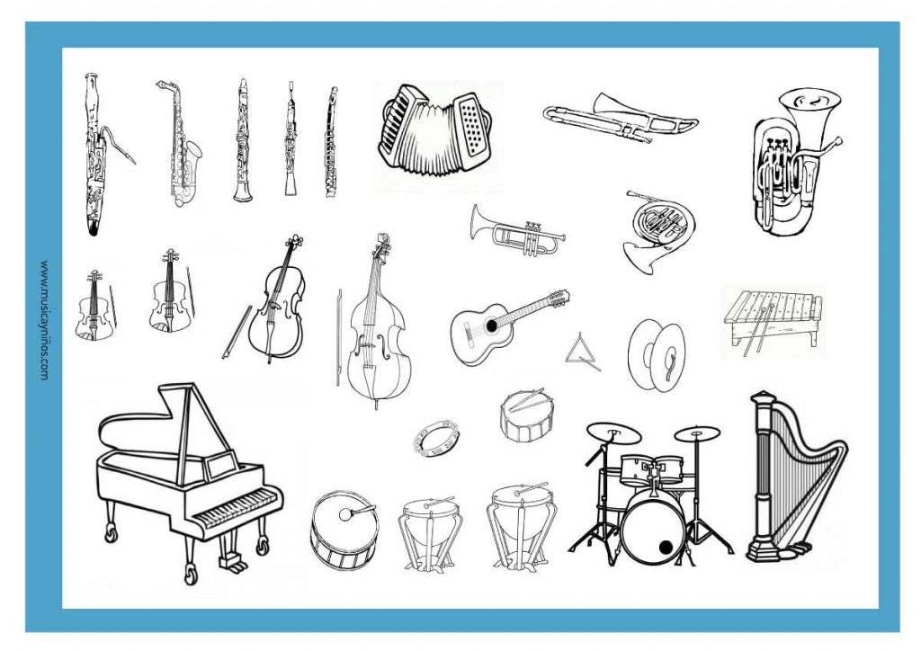 Familias de instrumentos - Musica y Niños